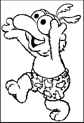 animal from the muppets coloring pages