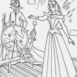 free coloring pages princess aurora